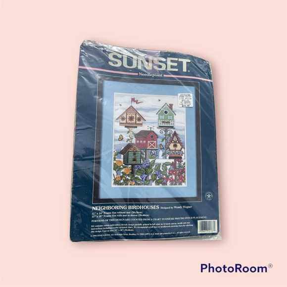 Sunset | Other | Sunset Needlepoint Picture Craft Kit Neighboring ...